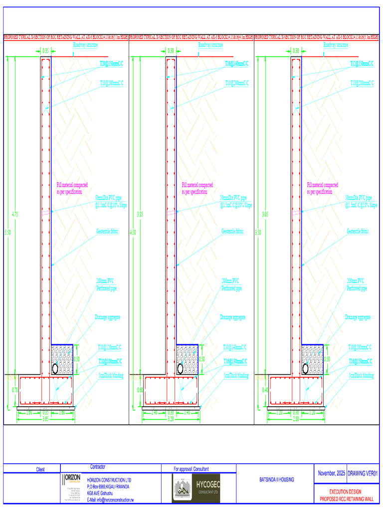 AX-3 Wall Typical X-section FULL | PDF | Building Engineering ...