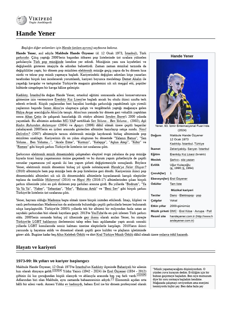 Hande Yener | PDF