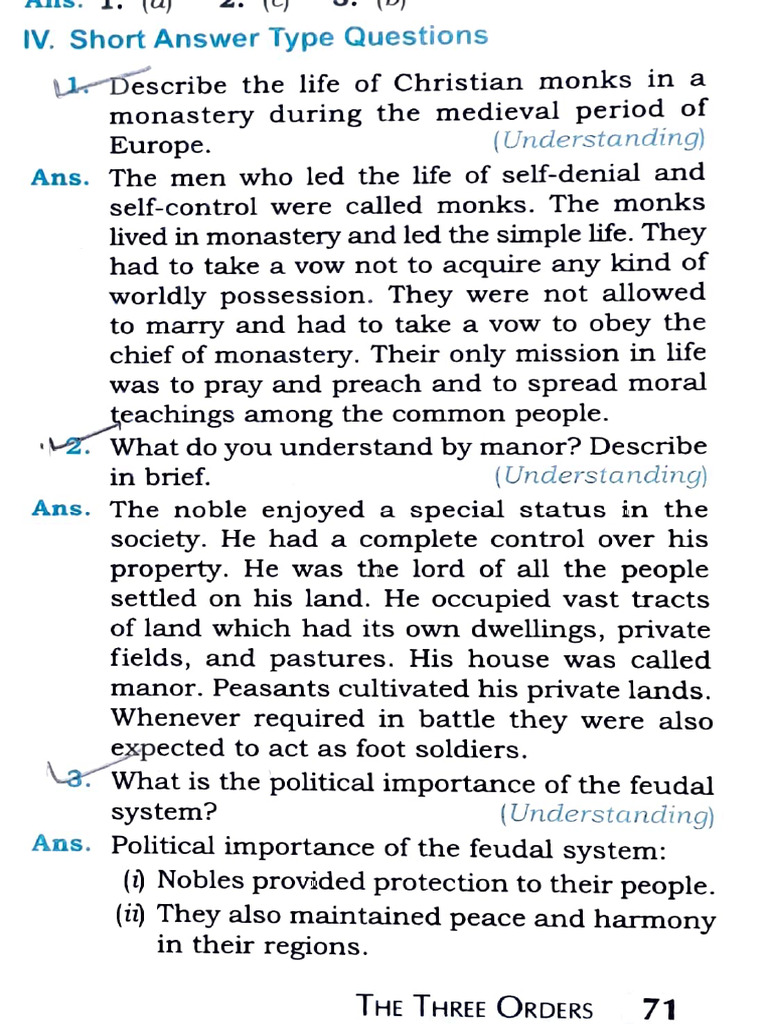 Life of Monks and Feudal Society in Europe | PDF | Feudalism | Middle Ages