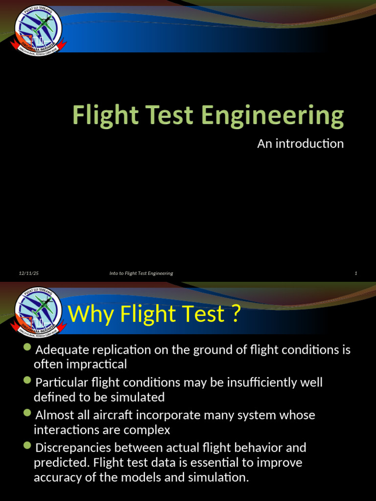 Flight Test Introduction | PDF | Flight Test | Simulation