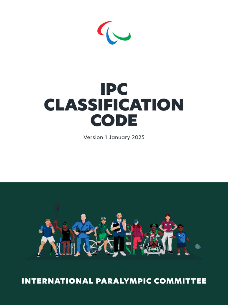 IPC Classification Code 2025 Overview | PDF | Paralympic Games