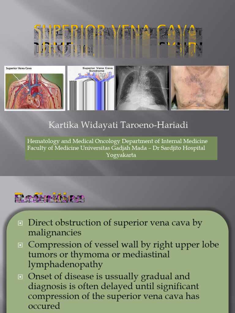 Superior Vena Cava Syndrome Overview | PDF | Diseases And Disorders ...