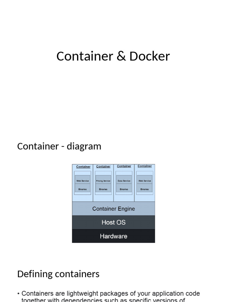 Unit 6- Container& Docker1 | PDF | Virtual Machine | Operating System
