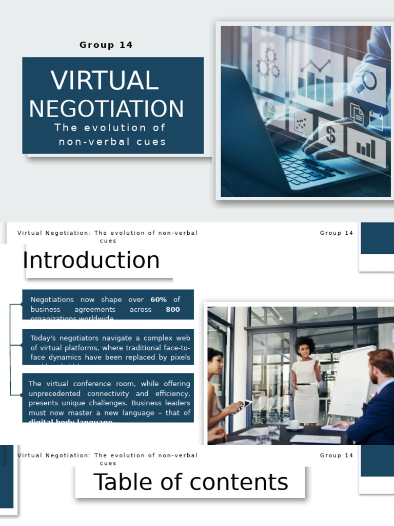 Body Language in Virtual Negotiation | PDF | Nonverbal Communication ...