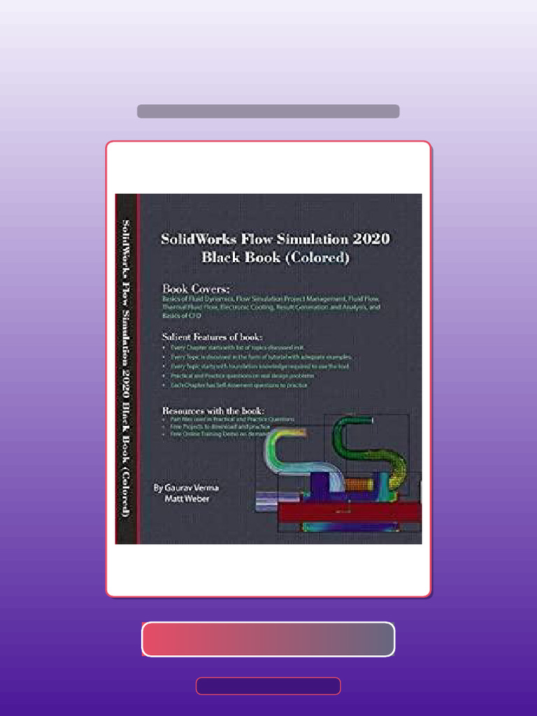 Test Bank of SolidWorks Flow Simulation 2020 Black Book eBook and ...