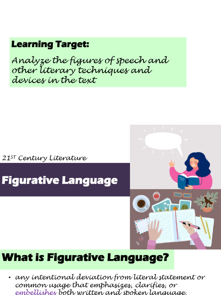 5 Litt12 Analyzing Figurative Language | PDF