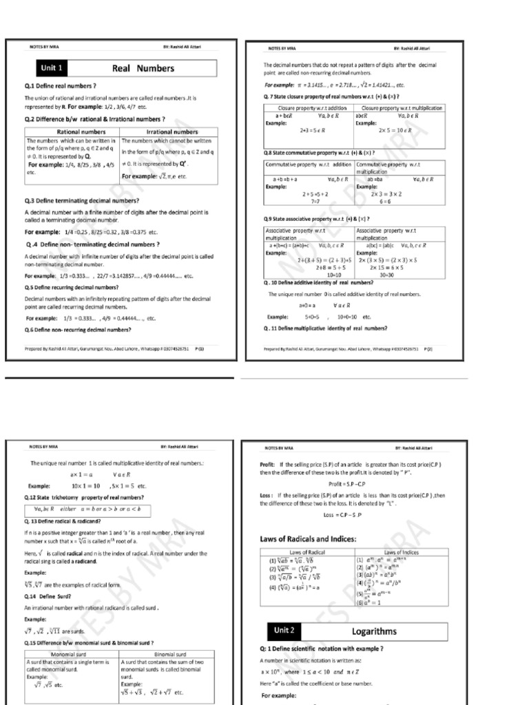 Math MCQS | PDF