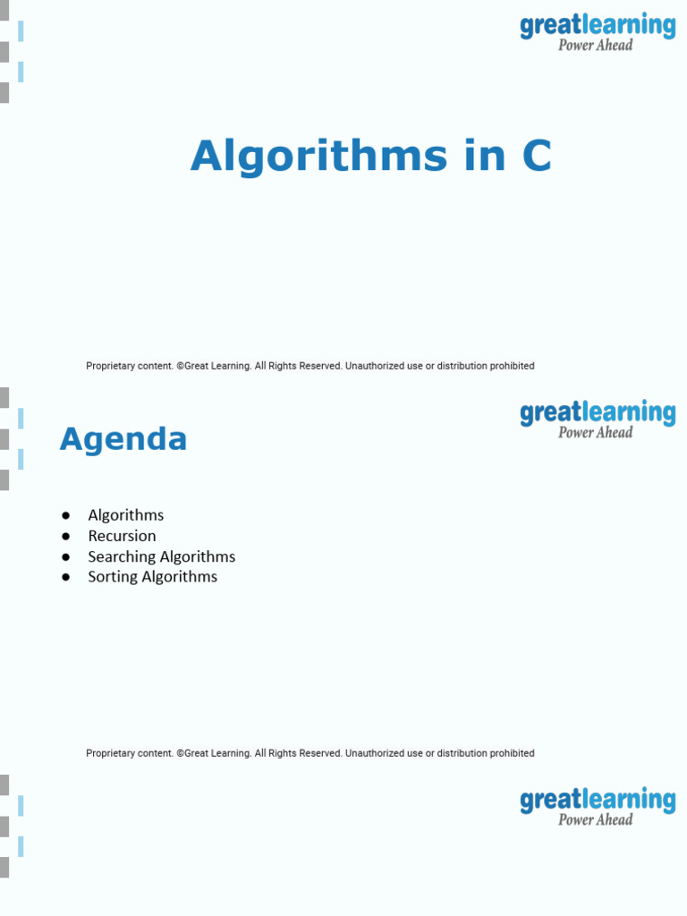Algorithms in C | PDF | Algorithms | Computer Programming