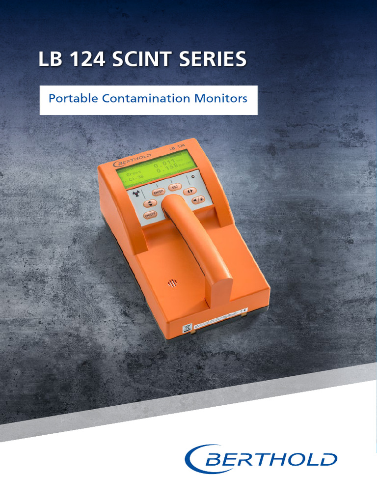 Portable Radiation Contamination Monitors | PDF | Radioactive ...
