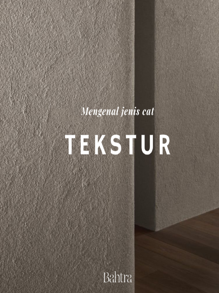 Jenis Cat Tekstur | PDF