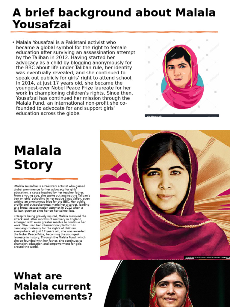 A Brief Background About Malala Yousafzai | PDF | Malala Yousafzai