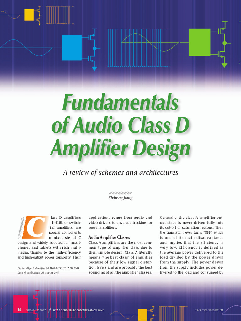 Fundamentals of Class D Amplifier Design | PDF | Amplifier | Distortion