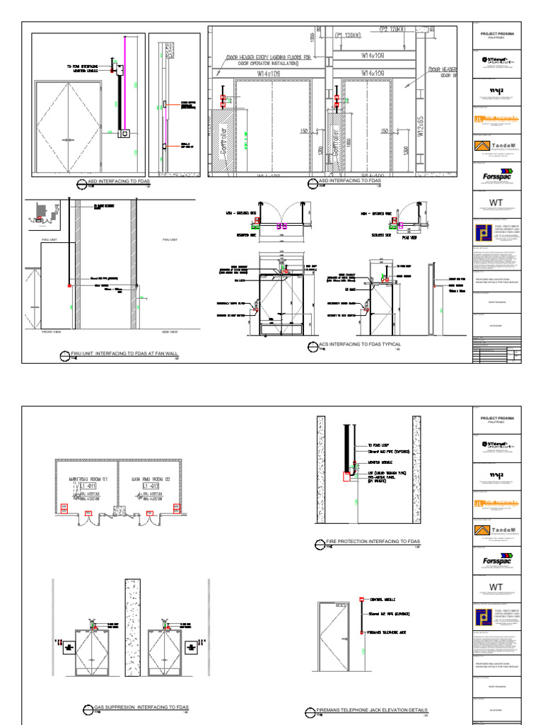 Shop Drawing - FDAS Interfacing Module Installation Details | PDF | Makati