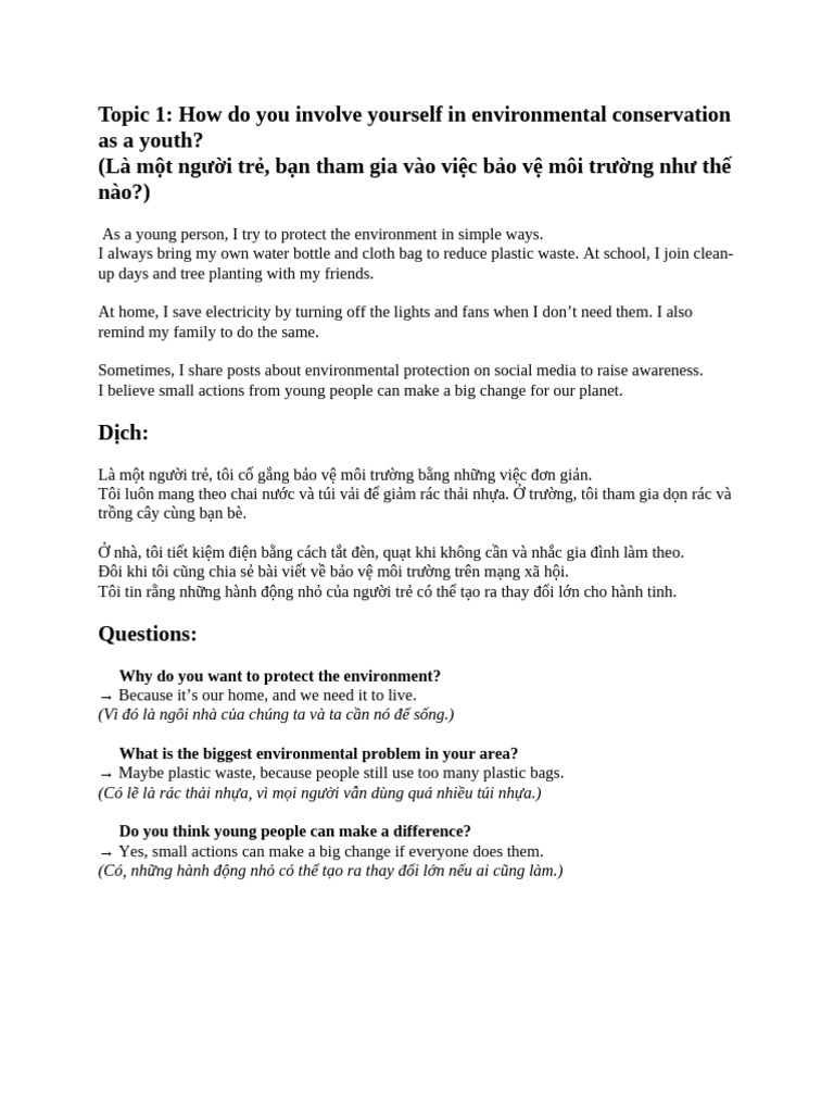 Speaking AV2 | PDF