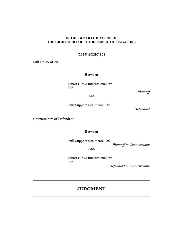 (2025) SGHC 168 | PDF | Damages