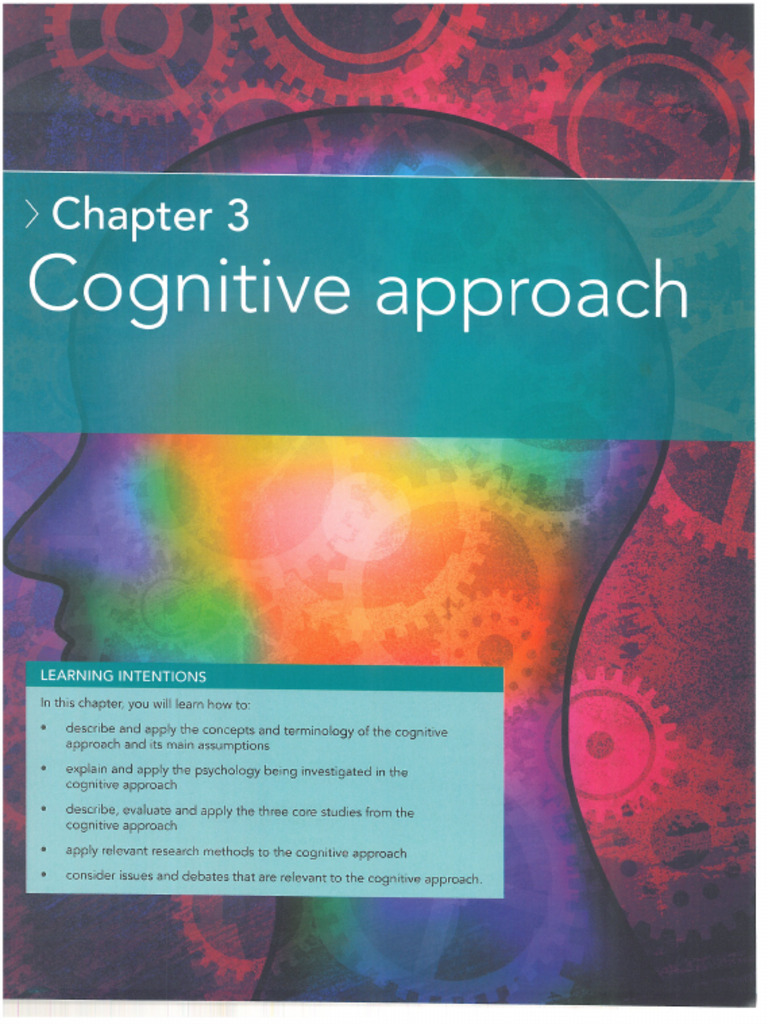 Psychology Cognitive Approach Studies | PDF