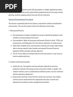 Nitrogen Purging Procedure for Gas Pipeline | PDF
