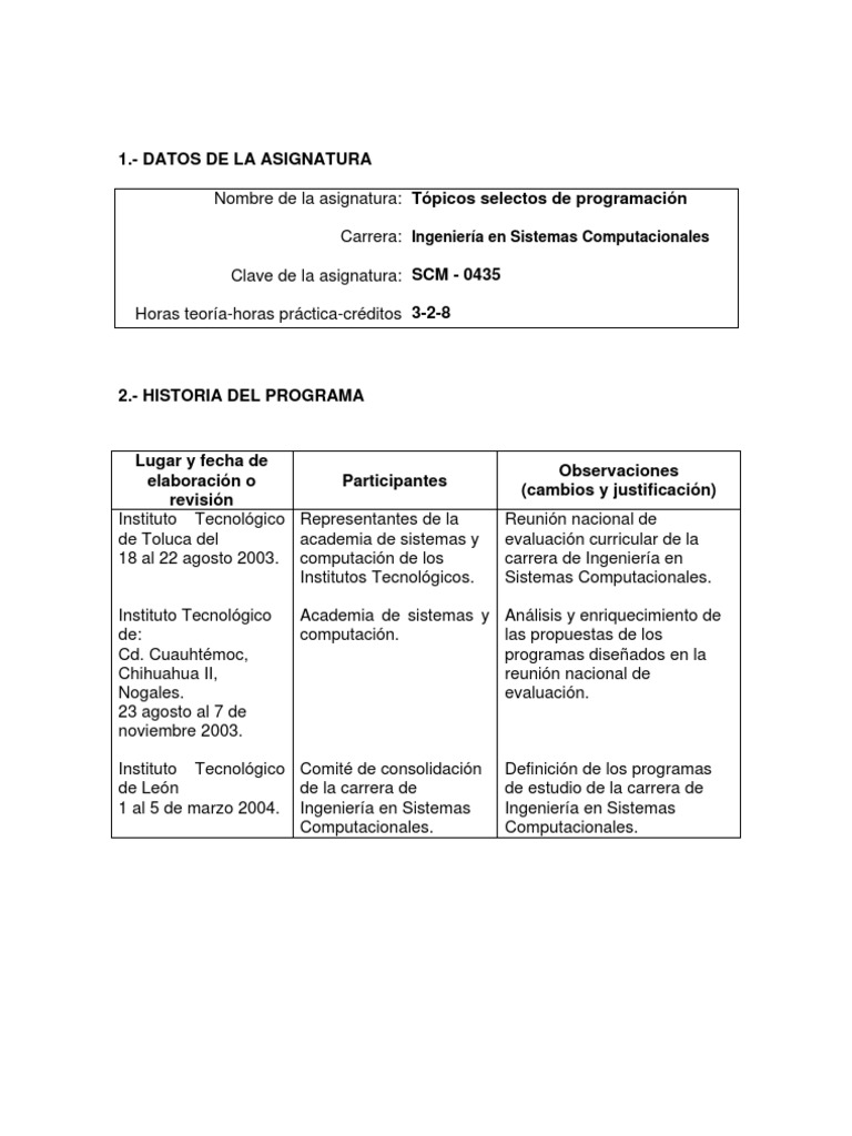 Topicos Selectos de Programacion - ISC | PDF | Hilo (Computación) | Programa de computadora