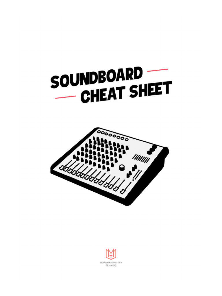Mixing Audio Cheat Sheet | PDF