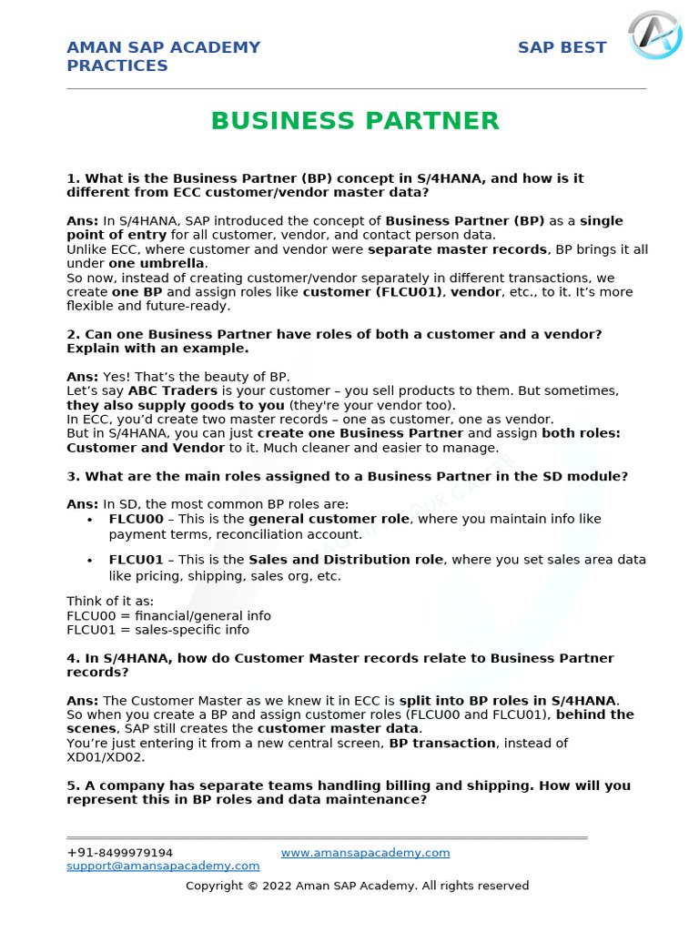 AEsB7nHFRYydd5bOYlhq_Business Partner Interview Questions | PDF | Computing