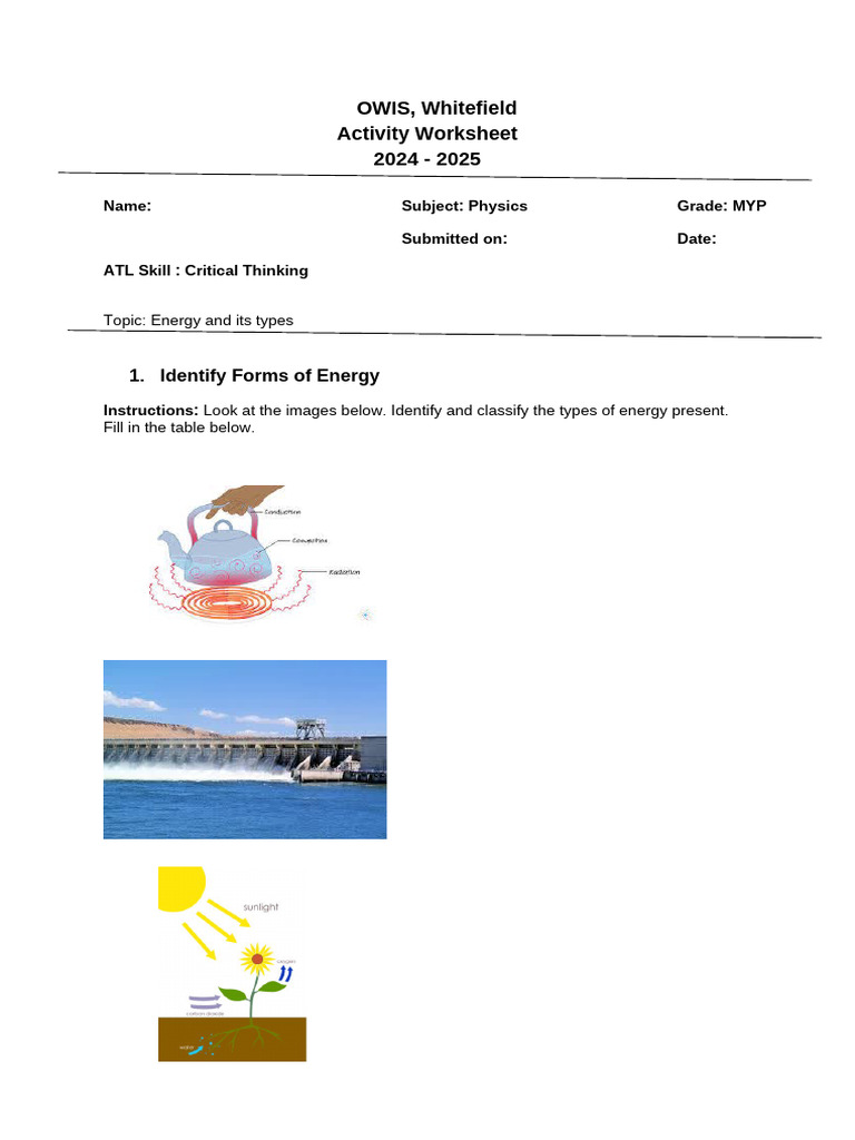 Shivansh MYP ATL Activity Critical Thinking Skills 2024 25 | PDF ...