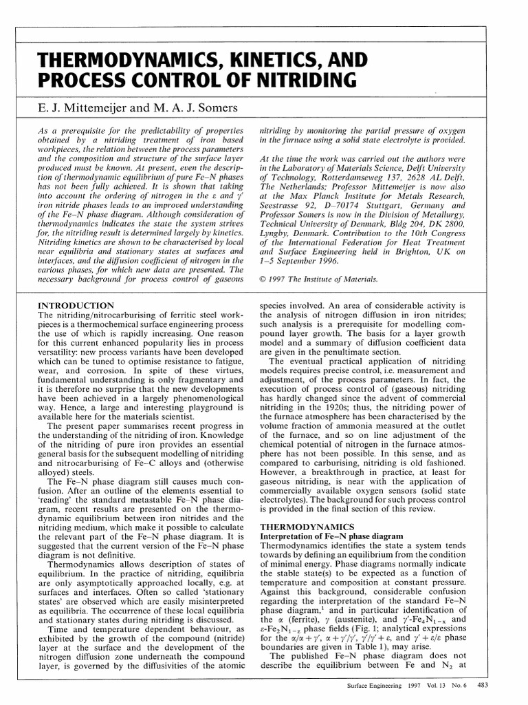 57.SurfEng97 (1) | PDF | Chemical Equilibrium | Phase Diagram