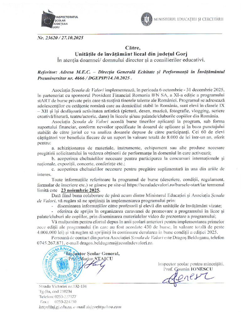 Adresa Licee | PDF
