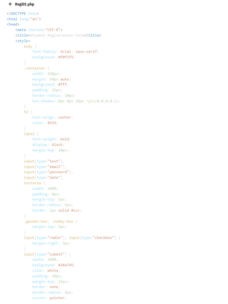 Php Practical Solution | PDF | Sql | Computing