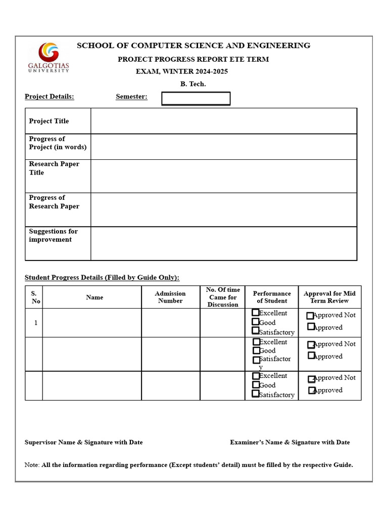 Computer Science Project Progress Report | PDF