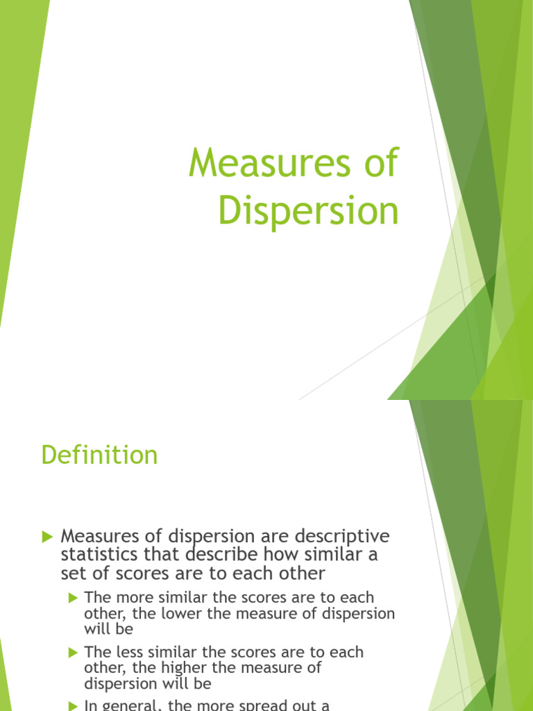 L#4 Measures-of-Dispersion _ 11th Sept 2025 | PDF | Coefficient Of ...