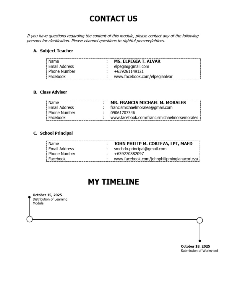 Grade 7 Learning Module and Worksheet | PDF | Measurement | Volume