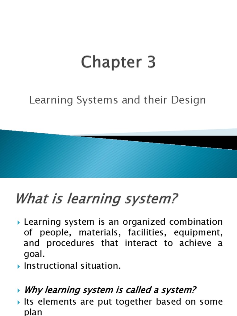 Learning System and Their Design | PDF | System | Systems Thinking