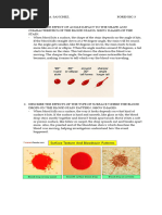 Blood Splatter Analysis by Height | PDF