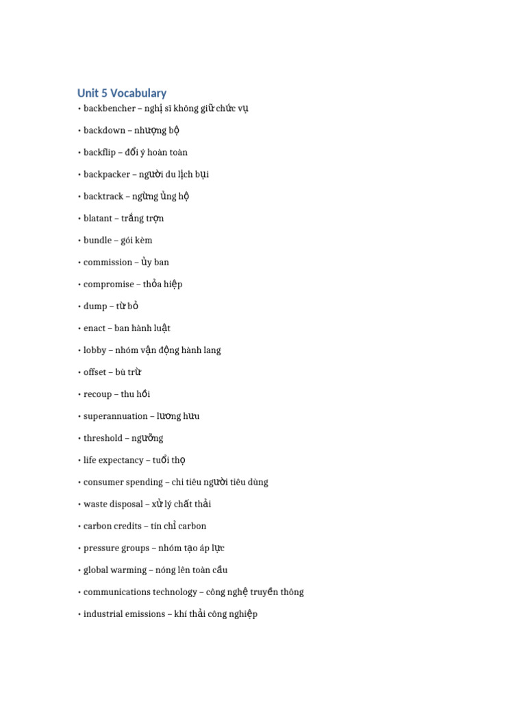 Unit 5 | PDF