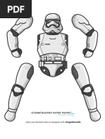 Ben's Paper Puppets - Jeffy Paper Puppet Template © Ben Stanley 2024 | PDF