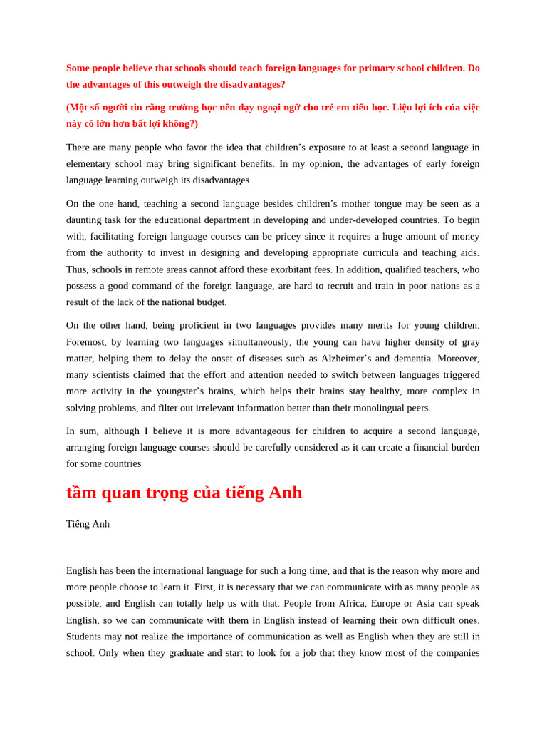 Foreign Languages | PDF