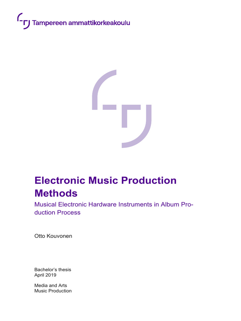 Electronic Music Production | PDF | Synthesizer | Sound Technology