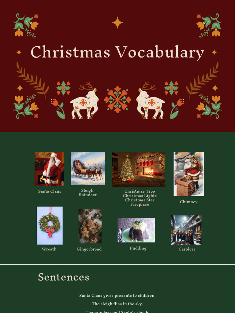 Essential Christmas Vocabulary Guide | PDF