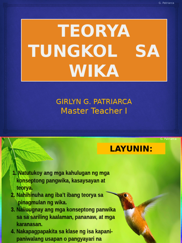 Teorya NG Wika 2025 2026 | PDF
