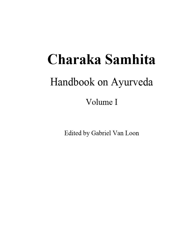 Charaka Samhita Acharya Charaka | PDF | Ayurveda | Taste