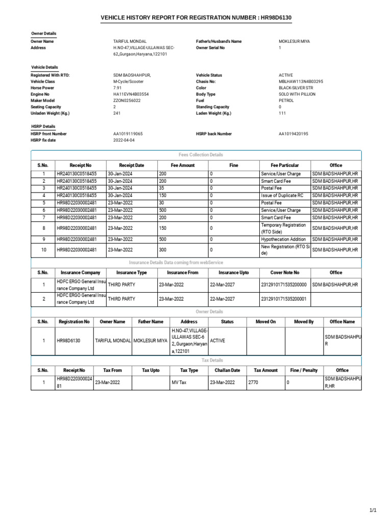 Vahan - Parivahan.gov - in Vahanservice Vahan Ui Eapplication ...