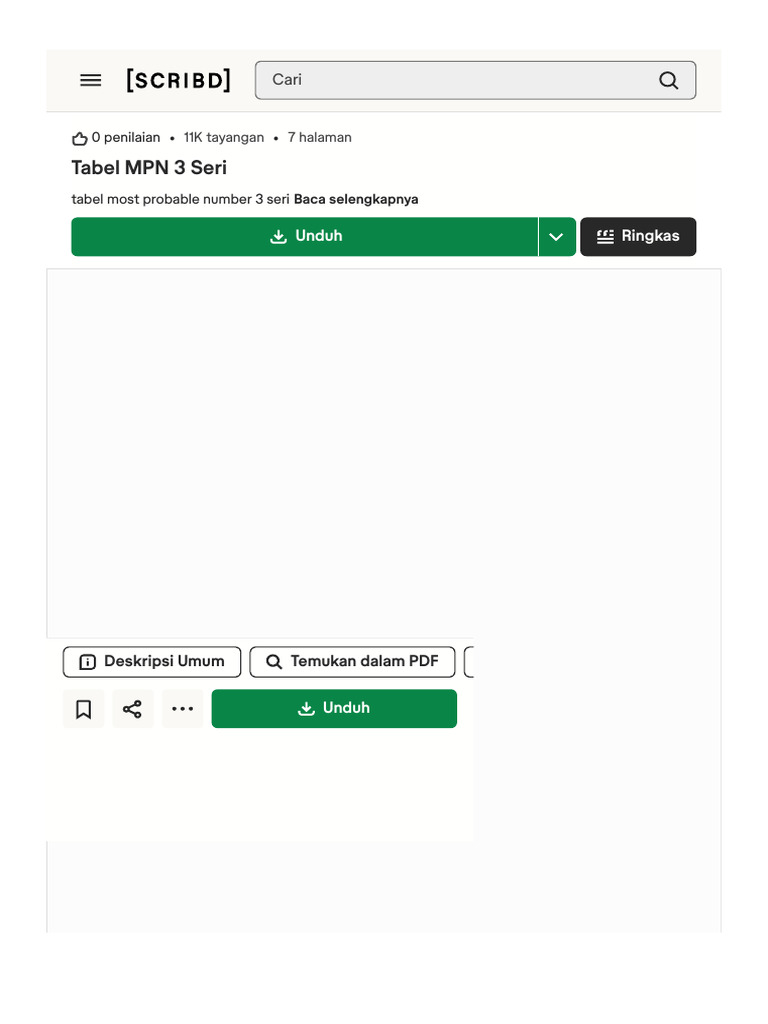 Tabel MPN 3 Seri - PDF | PDF