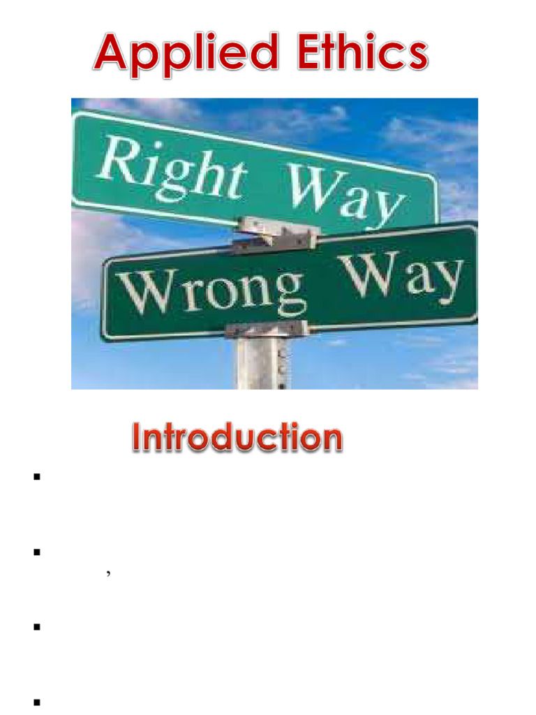 Applied Ethics | PDF | Utilitarianism | Virtue