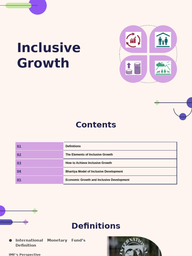 Understanding Inclusive Growth Strategies | PDF | Poverty | Poverty ...