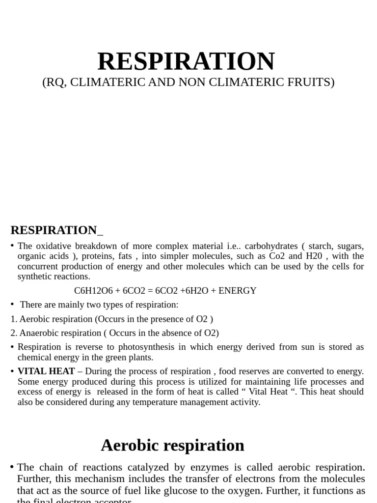 Lec 3 Rq, Climateric and Non Climateric Fruits Maturity Indices | PDF ...