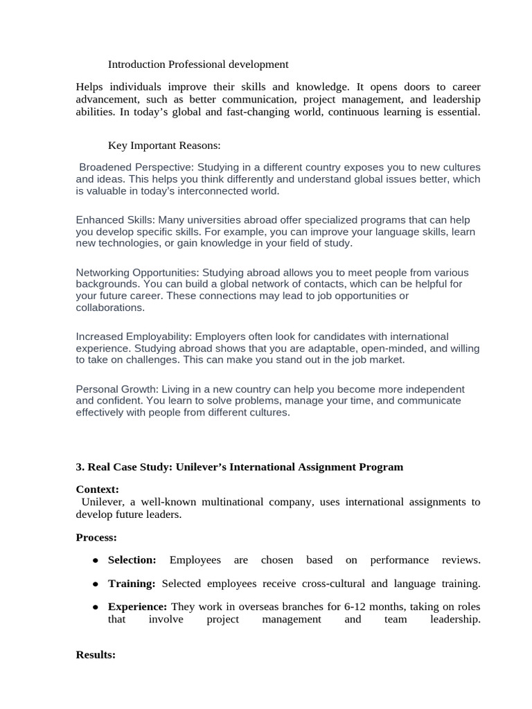 Professional Development | PDF | Knowledge | Leadership