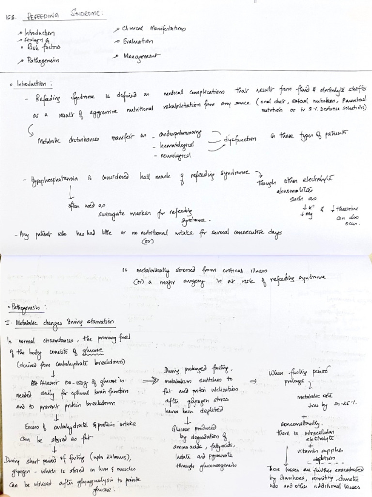 Refeeding Syndrome | PDF