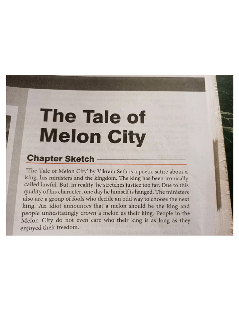 The Tale of Melon City | PDF