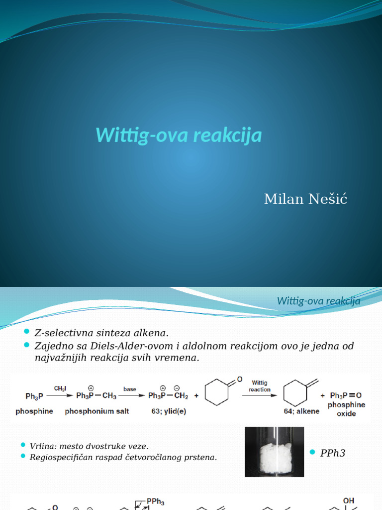 The Wittig Reaction | PDF