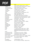CPL Lab Test Pricing and Codes | PDF | Testosterone | Endocrinology